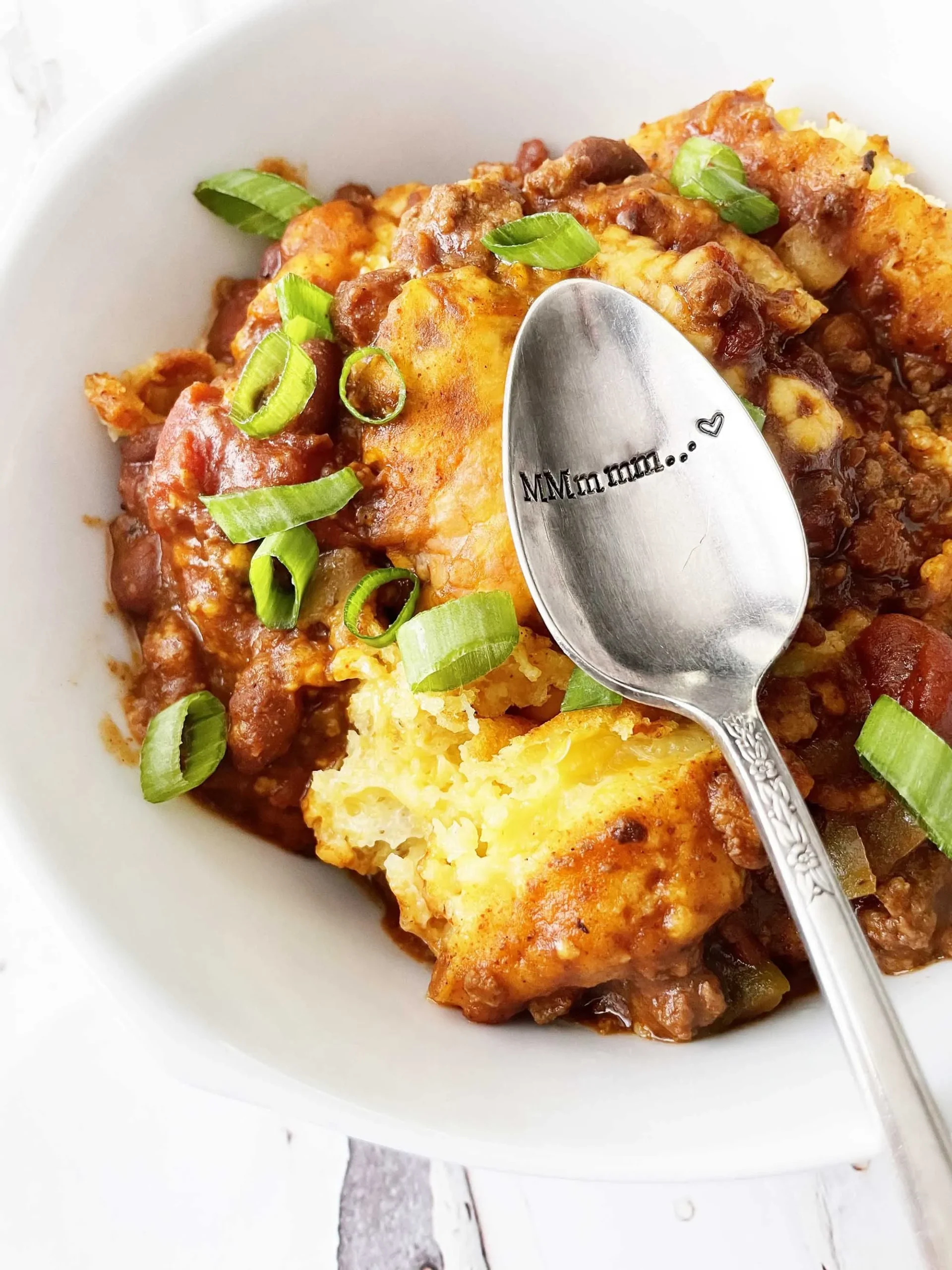 Chili Cheese Cornbread Casserole - Kitchenloose