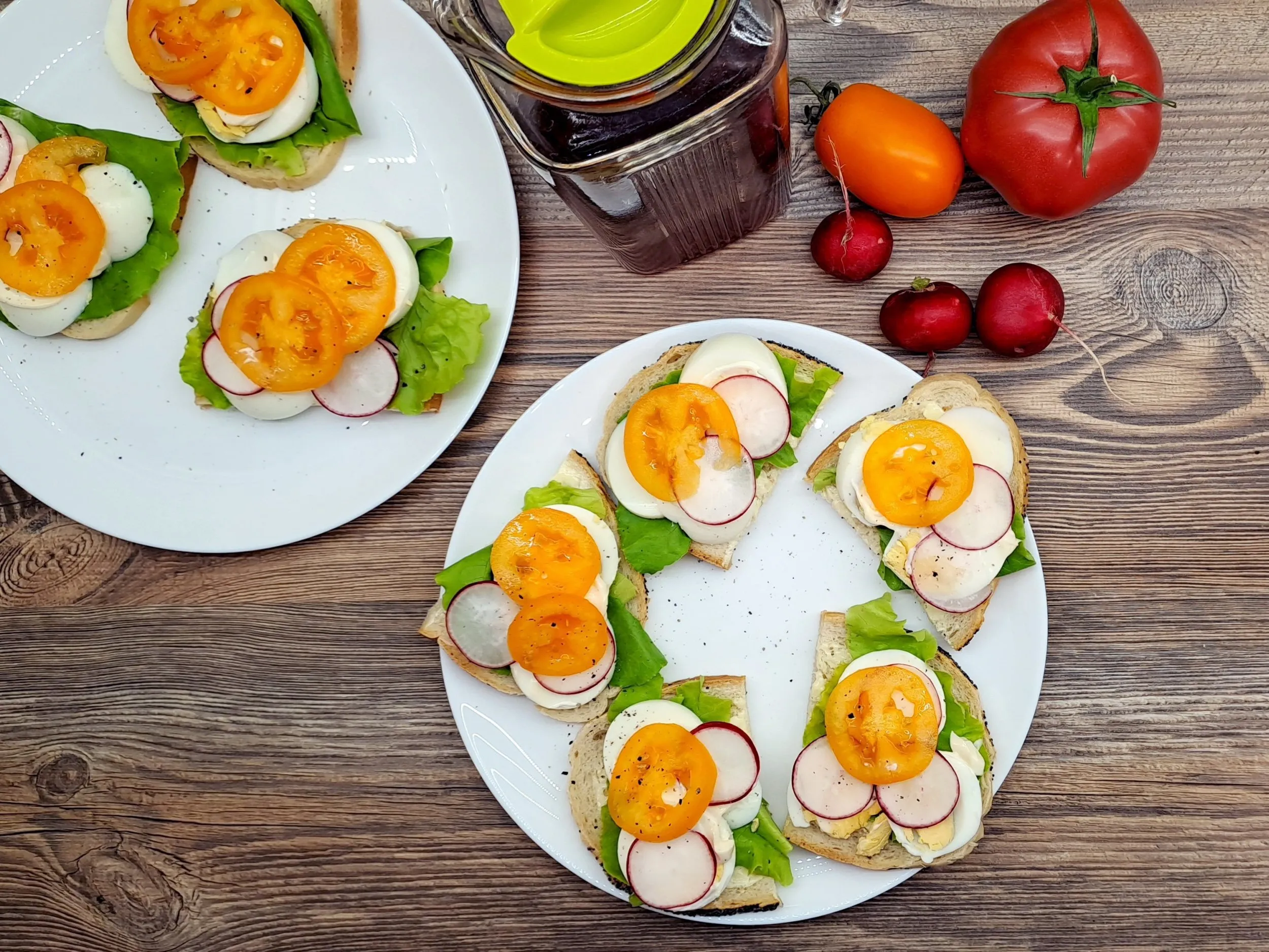 Kanapki Z Jajkami Canapes with Eggs - Kitchenloose